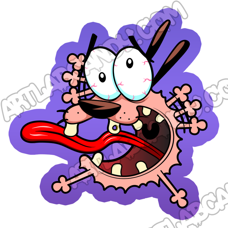 Courage the Cowardly Dog – Art Lab Candy