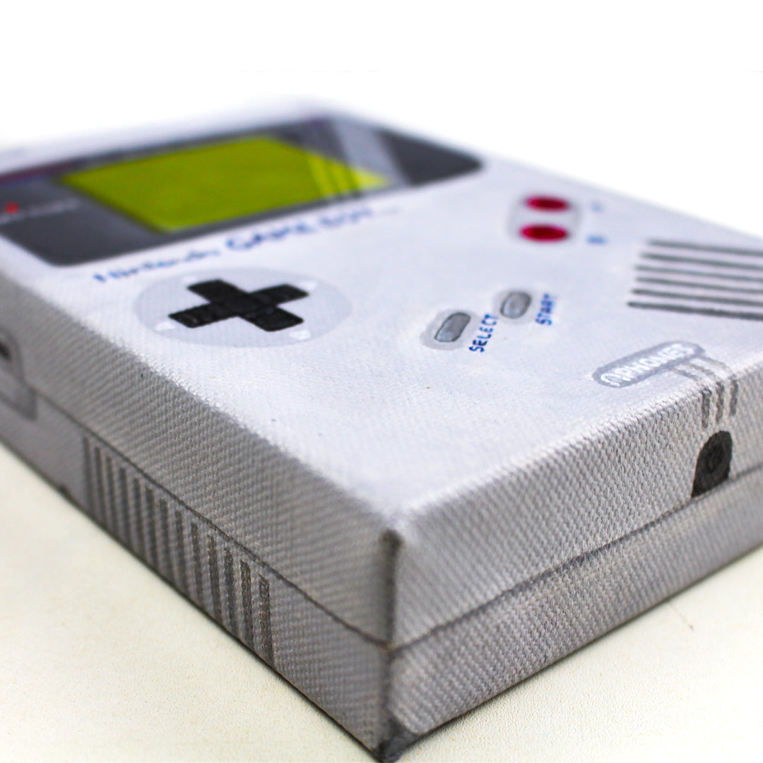 Gameboy Original Canvas Painting Wall Art – Art Lab Candy