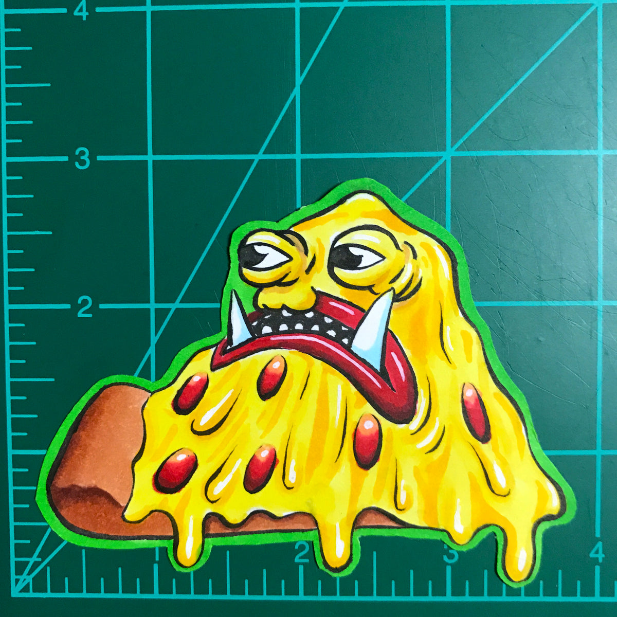 General Burp Pizza Copic Marker Creation – Art Lab Candy