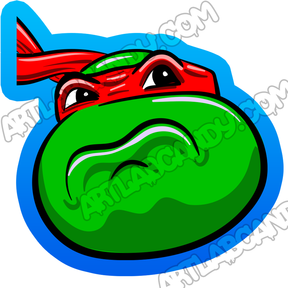 Raphael Ninja Turtle Face
