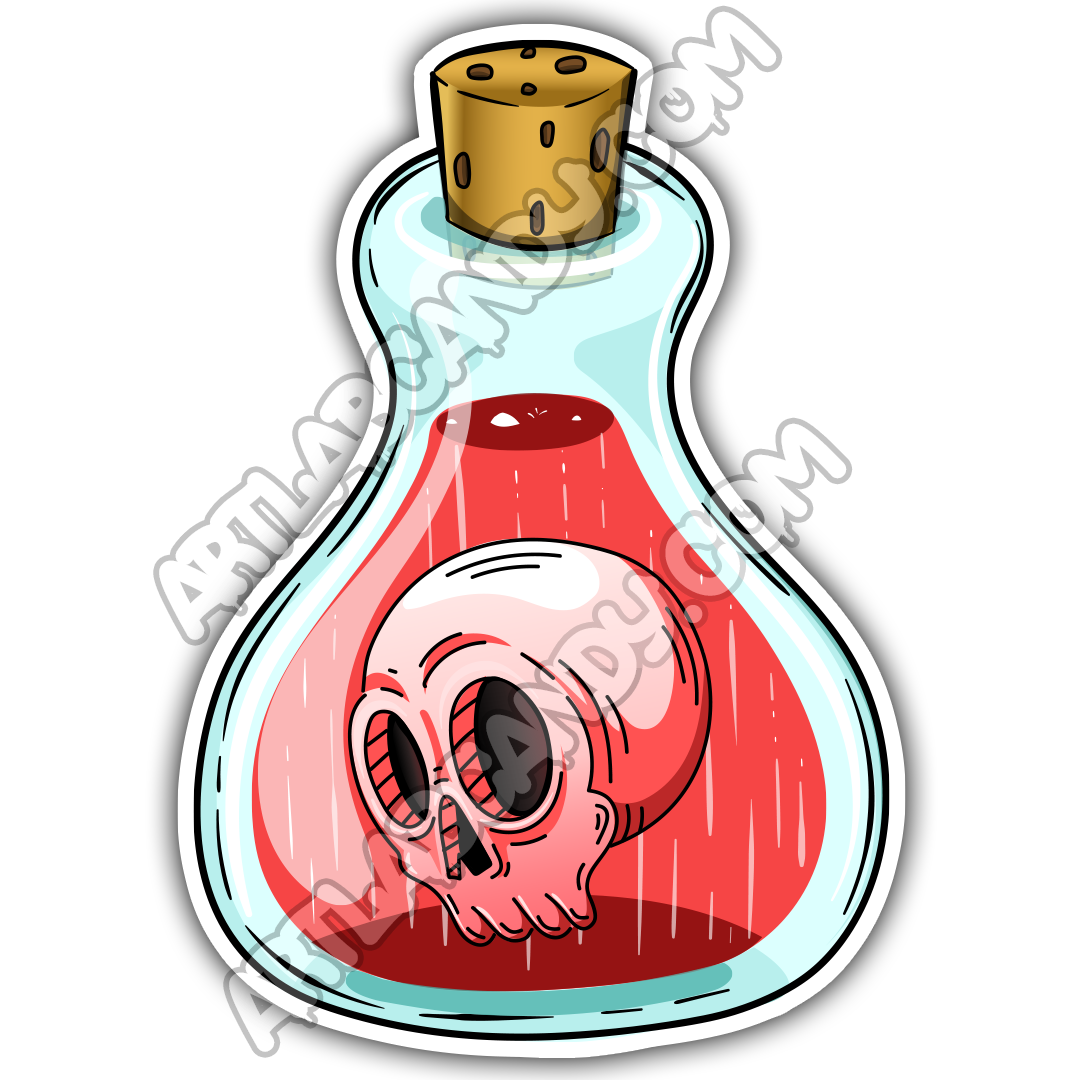 Skeleton Juice Stickers – Art Lab Candy
